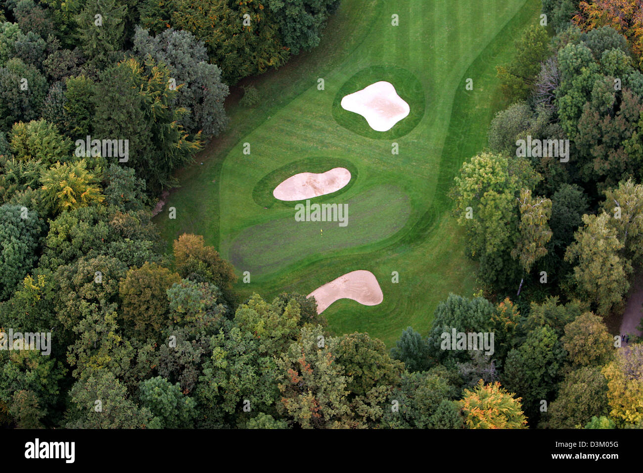 (dpa) - The picture shows the view from a hot-air balloon on the ...