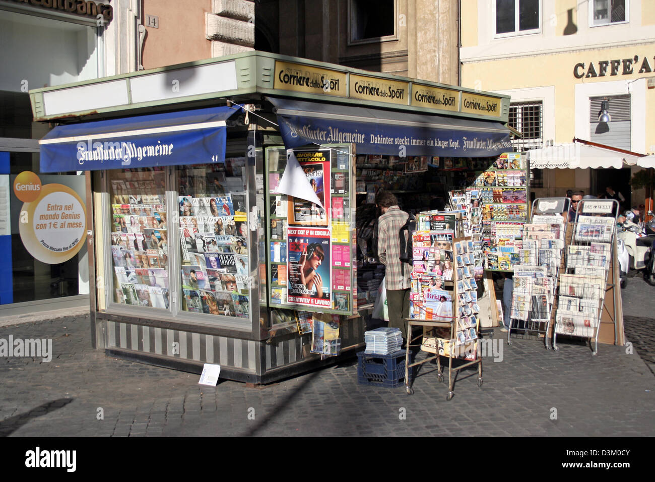German newspaper kiosk hi-res stock photography and images - Alamy