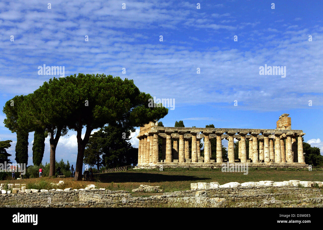 (dpa) - The picture shows the ruins of the Ceres temple dating end of ...