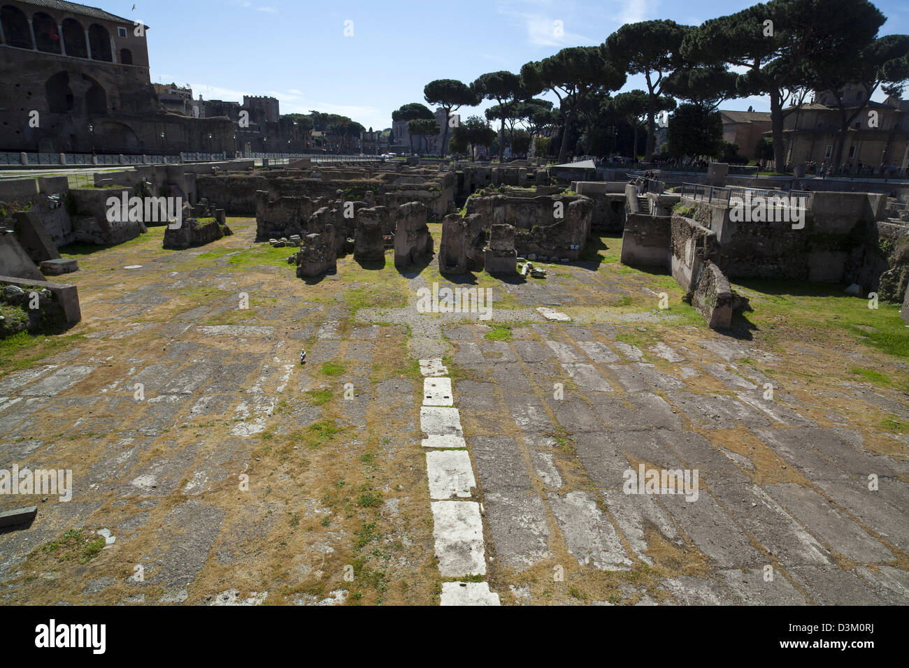 Ancient forum in Rome Stock Photo - Alamy