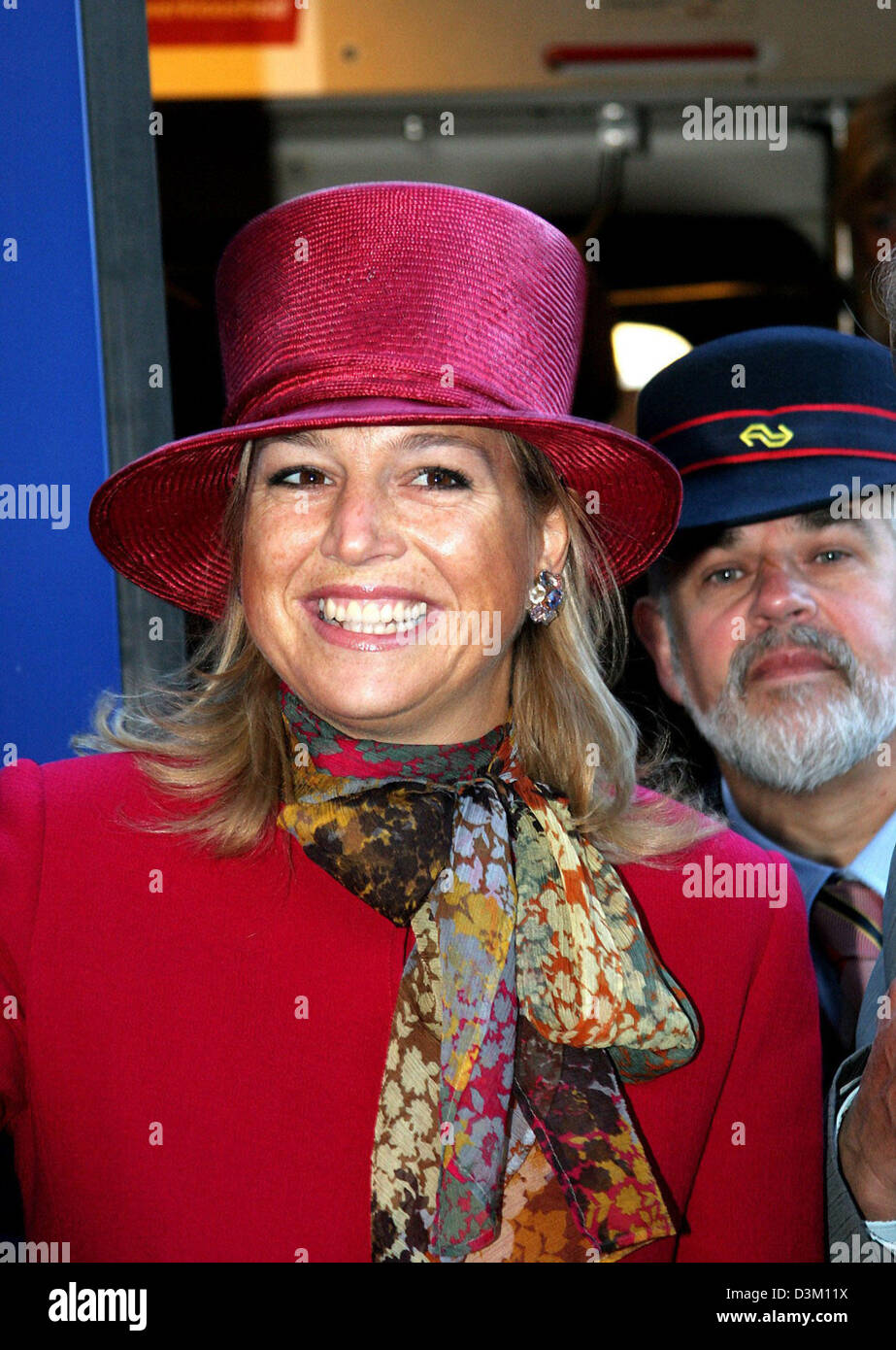 (dpa) - Crown Princess Maxima of the the Netherlands smiles at the ...