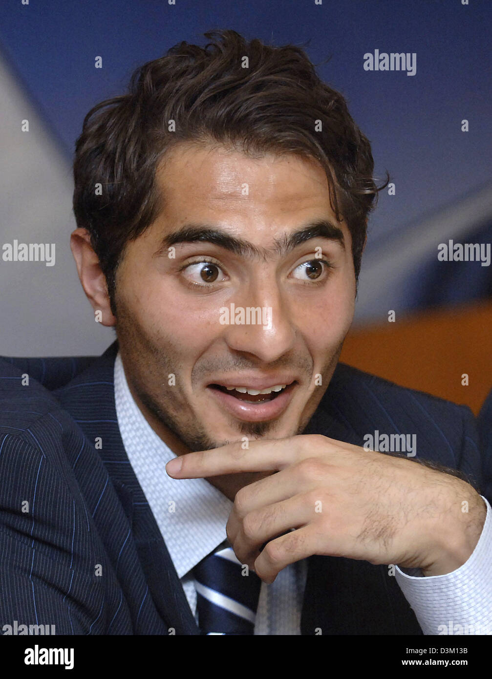 (dpa) - Hamit Altintop of German Bundesliga soccer club FC Schalke 04 ...