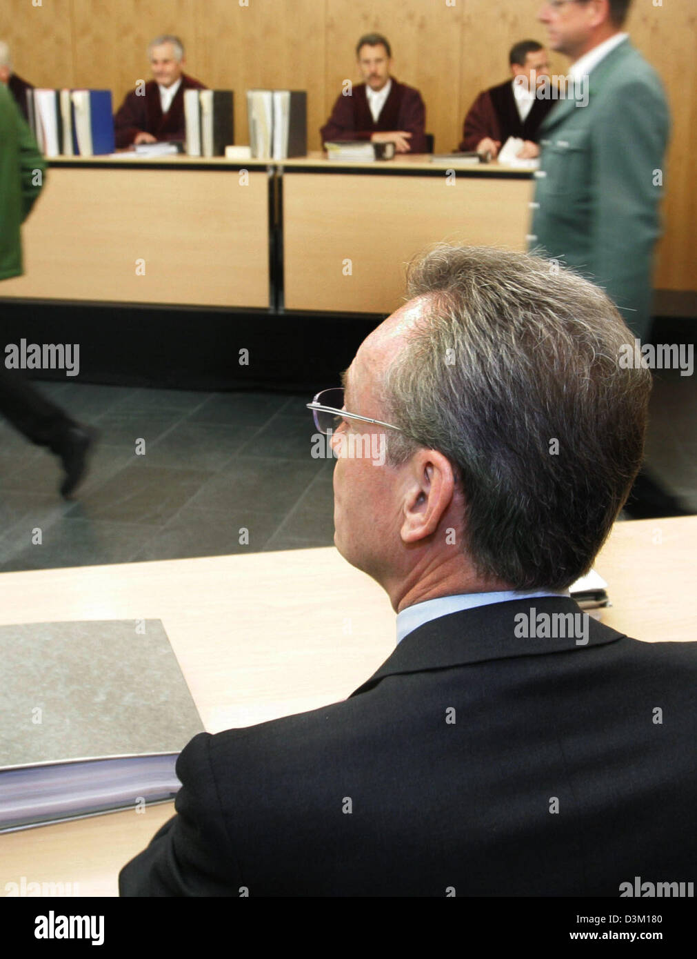 Crime law justice clj trials glasses male judges germany hi-res stock ...