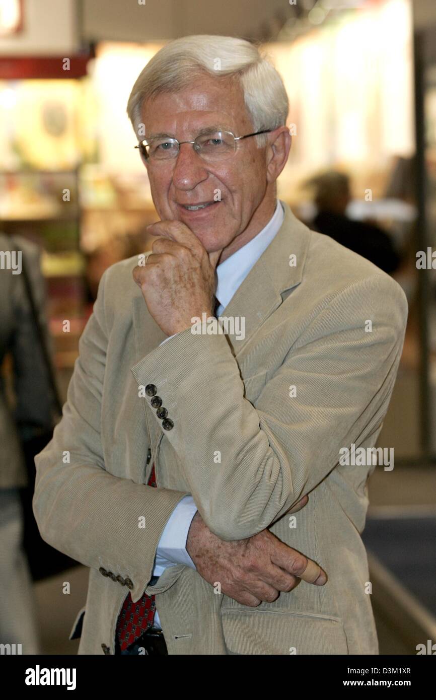 (dpa) - German journalist, TV presenter and author Franz Alt pictured ...