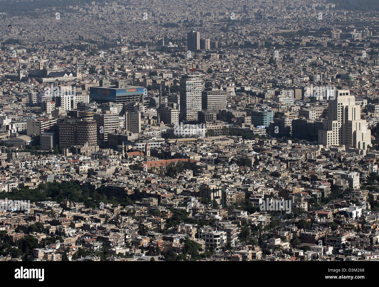 (dpa) - View on downtown Damascus, Syria, 7 October 2005. Photo: Oliver ...