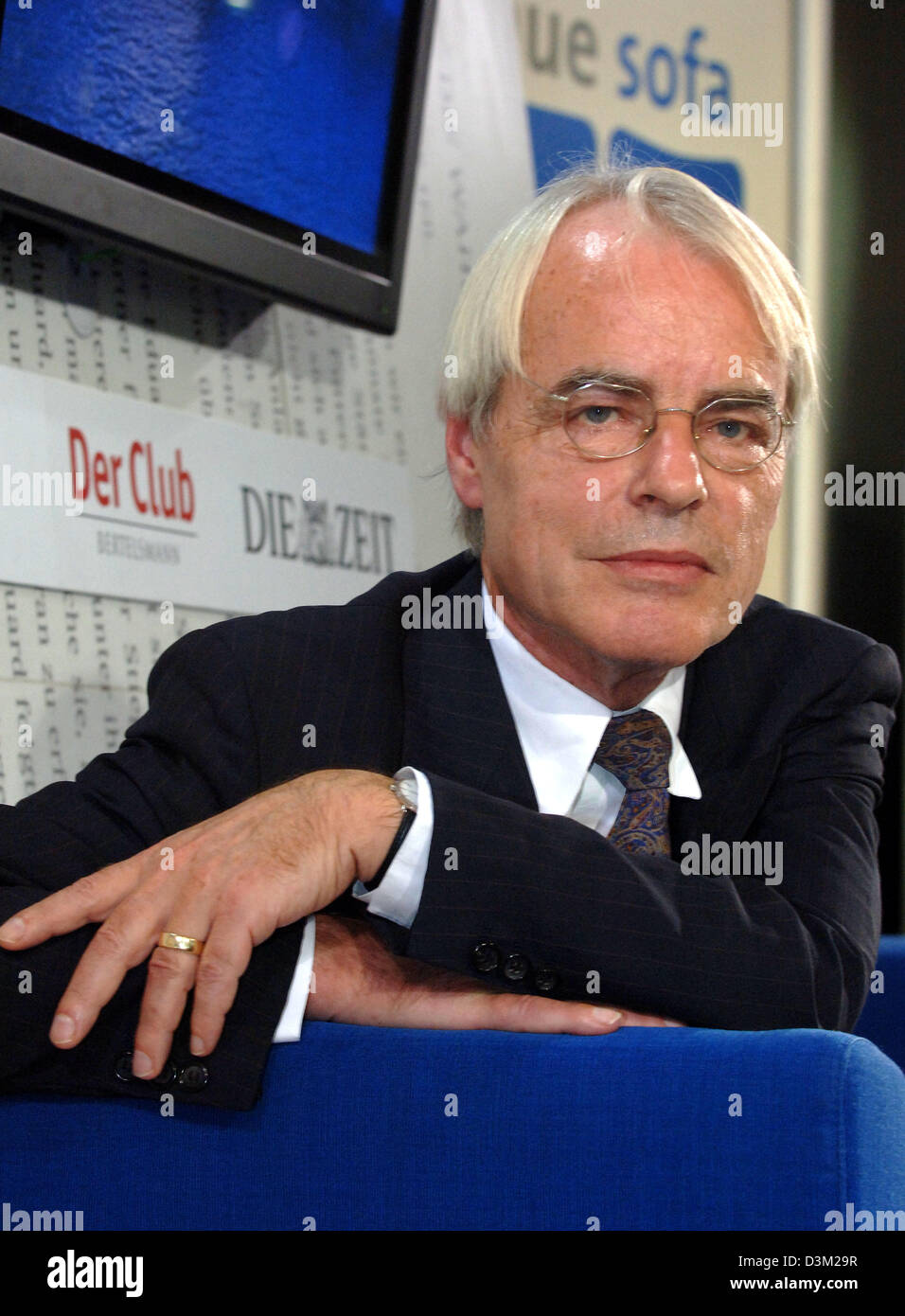 (dpa) - German journalist and author Ulrich Greiner pictured at the ...