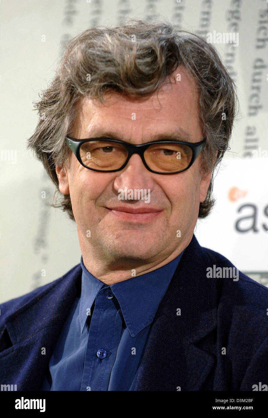 (dpa) - German film maker and writer Wim Wenders pictured during the ...