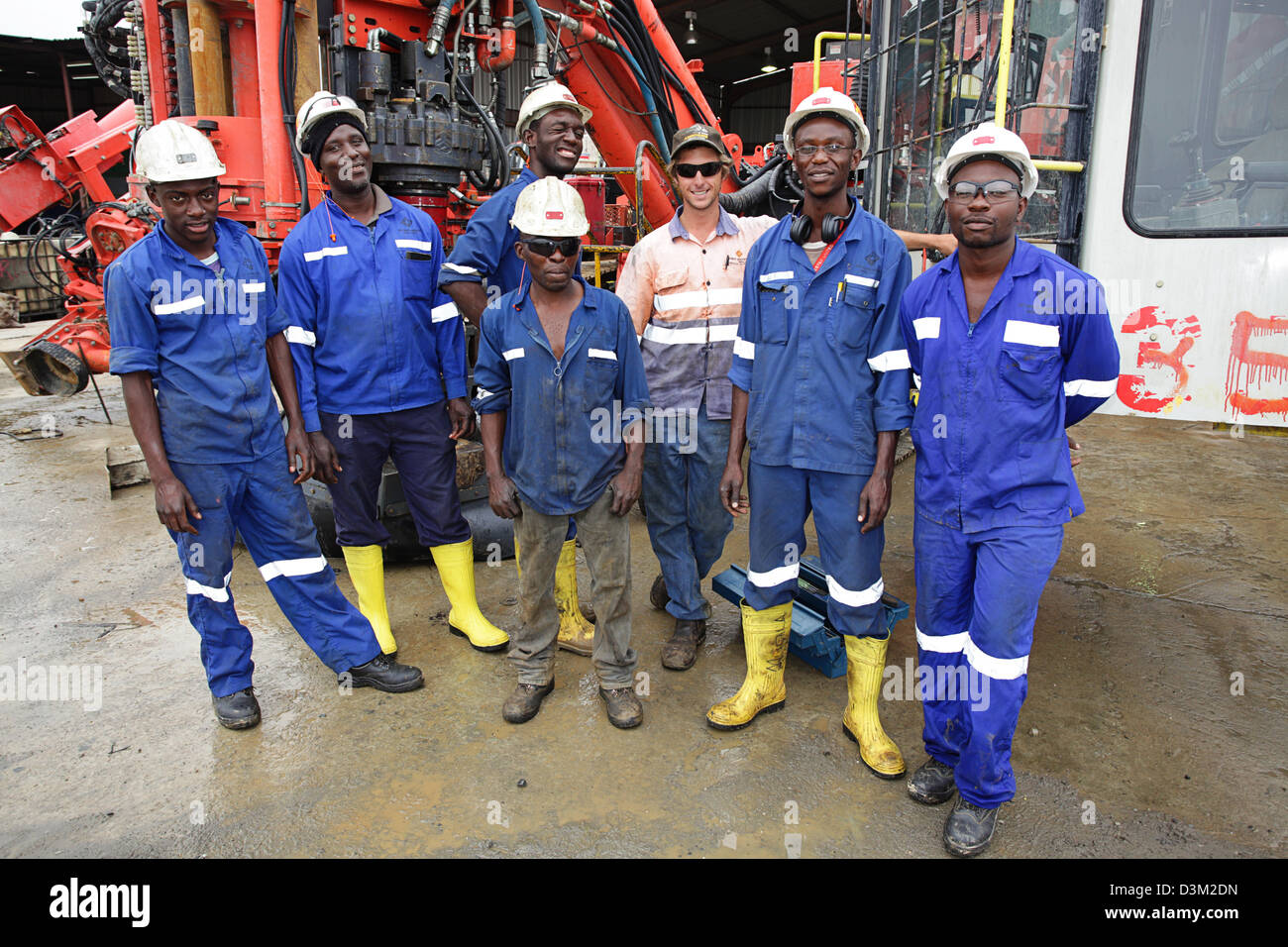 Blue overalls hi-res stock photography and images - Alamy