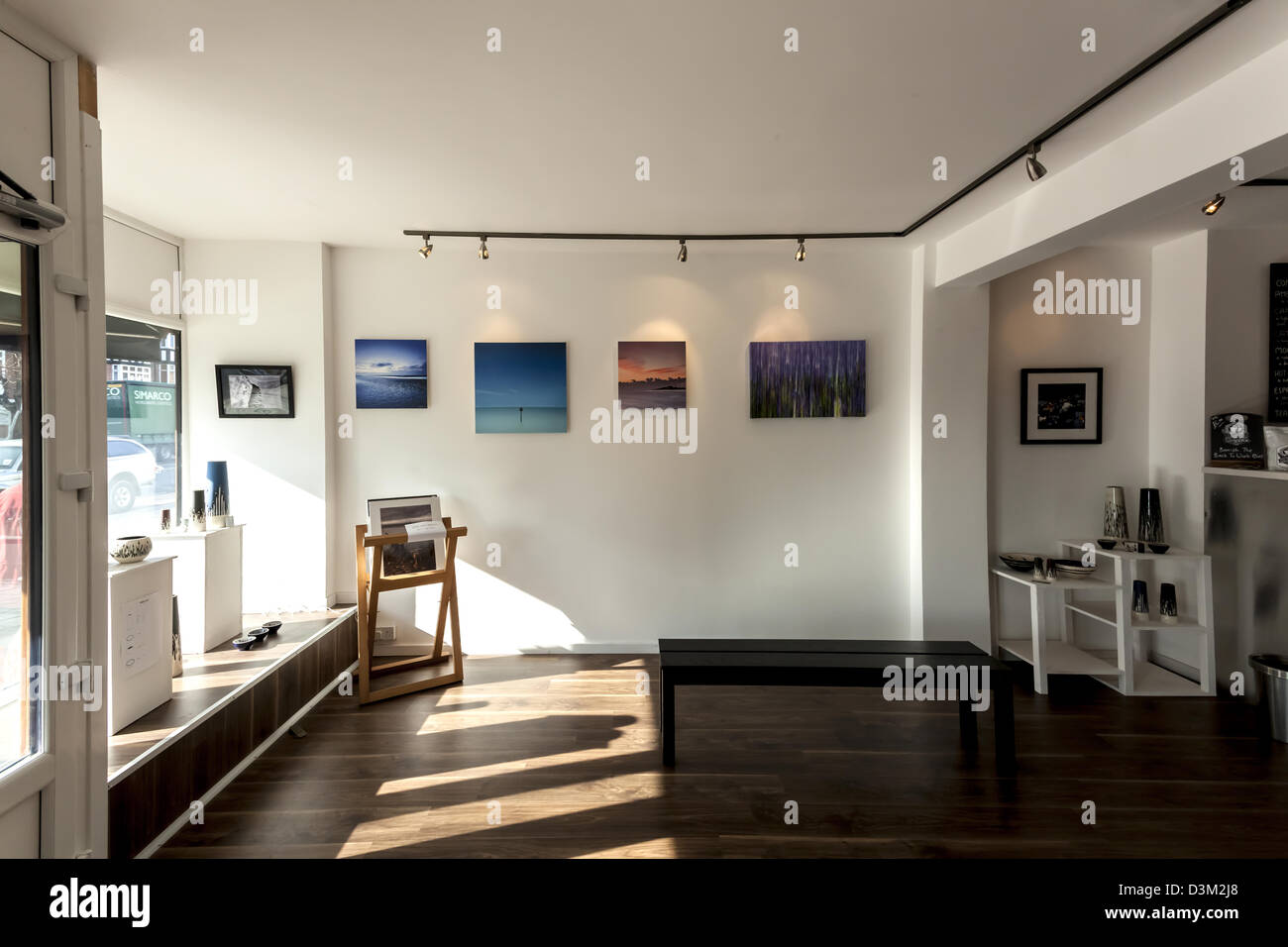 The Inside of a Small Art Gallery in Essex Stock Photo - Alamy