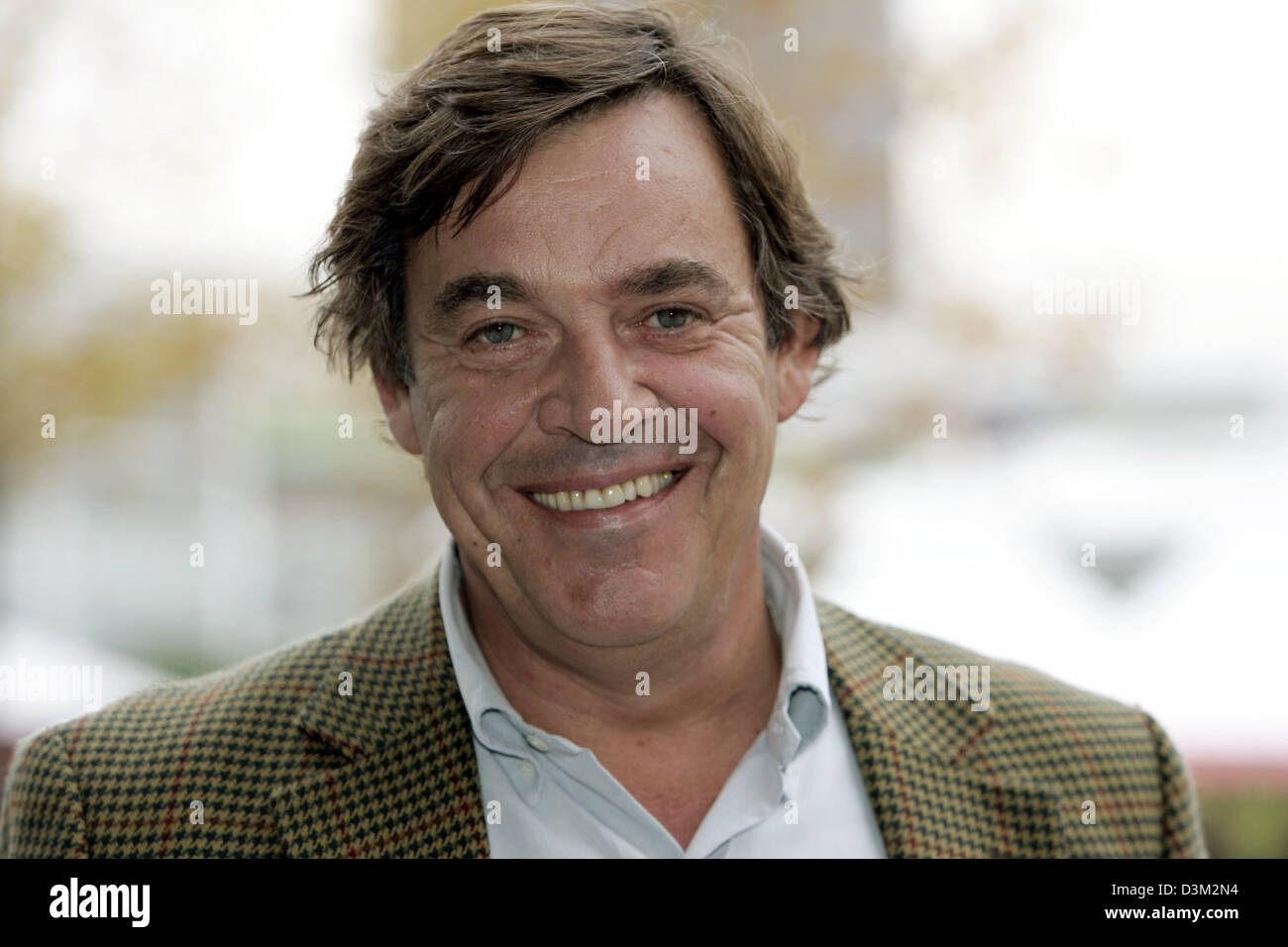 (dpa) - Portuguese author and journalist Miguel Sousa Tavares smiles at ...