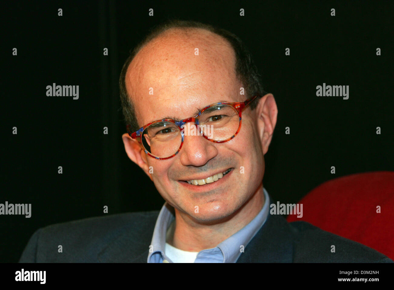 (dpa) - Austrian journalist and political scholar Eric Frey smiles at ...