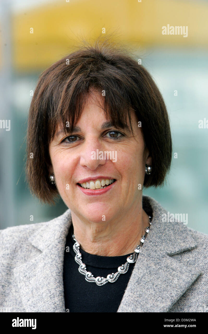 (dpa) - German author Ellen Feldmann pictured at the international book ...