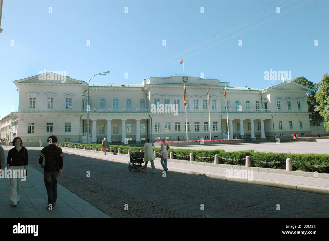 (dpa) - The picture shows the official residence of the President of ...