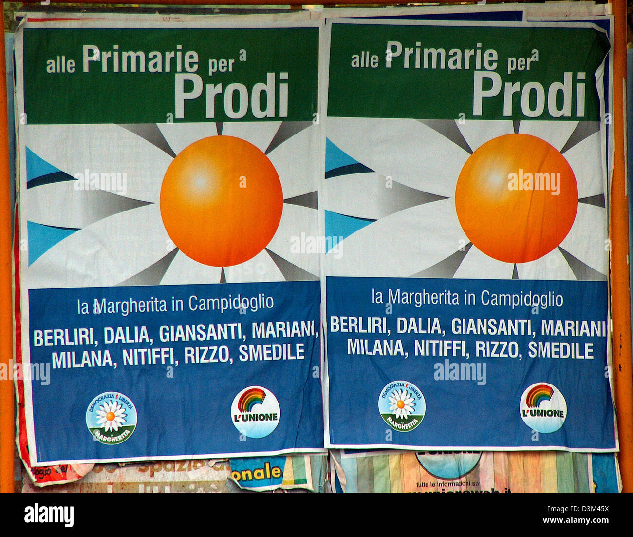 Politics pol parties elections poster banner advertisement italy hi-res ...