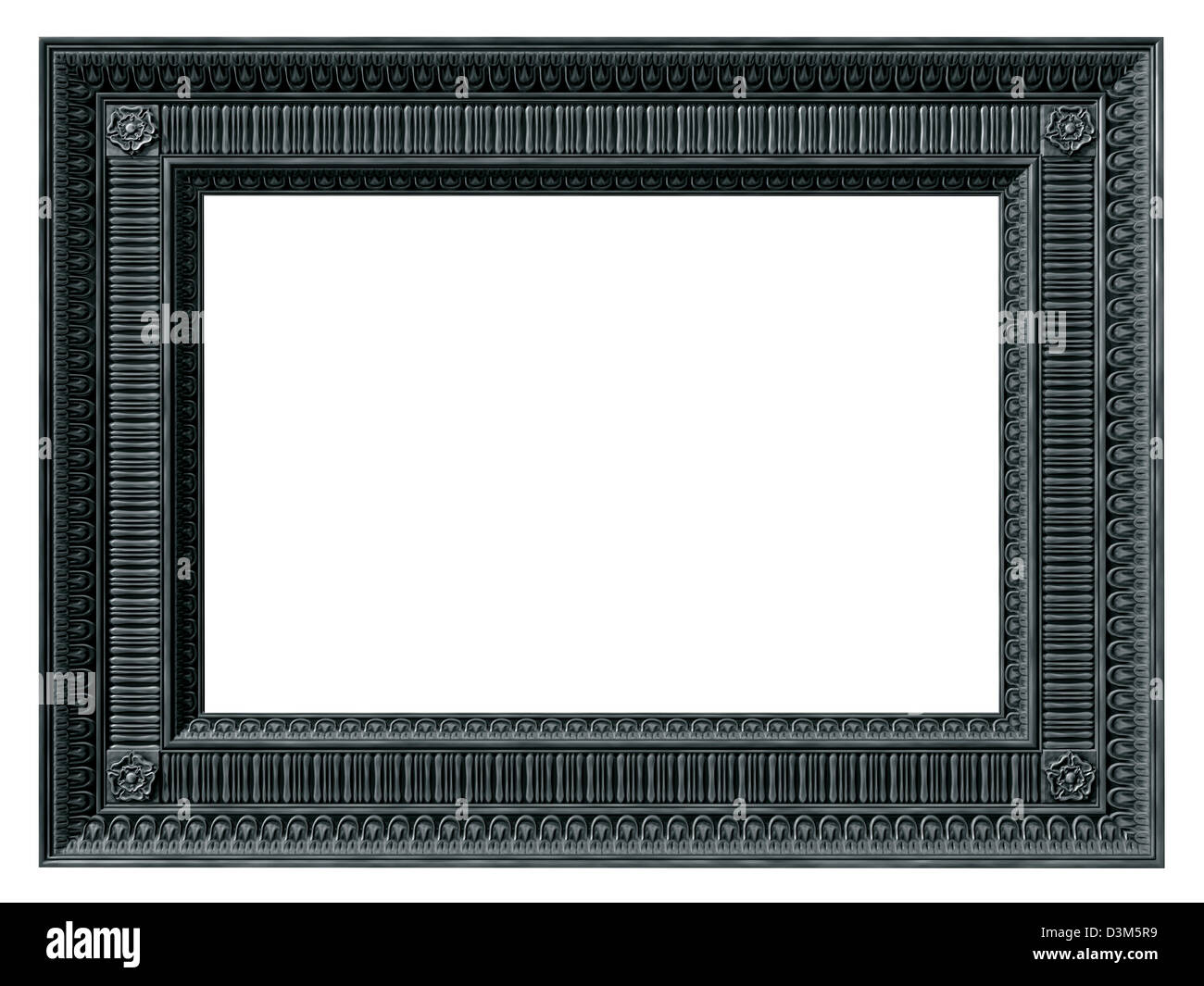 Illustration of a neoclassical rectangular picture frame Stock Photo ...