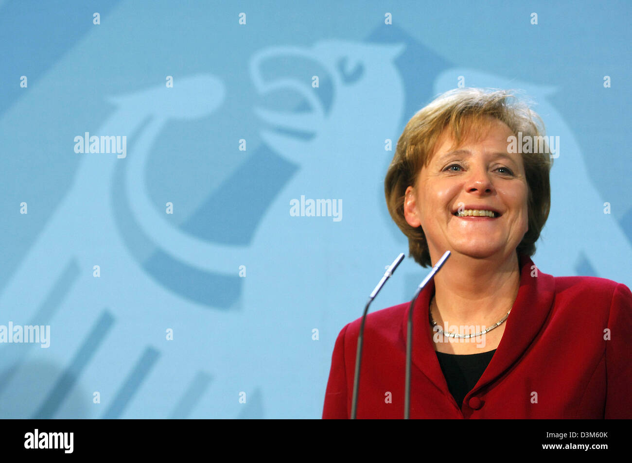 (dpa) - The picture shows German Chancellor Angela Merkel (CDU) in ...