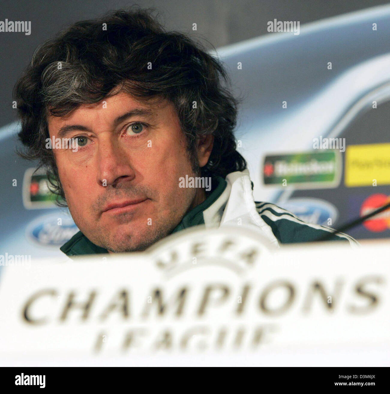 (dpa) - Italian soccer coach Alberto Malesani of Greek soccer club ...