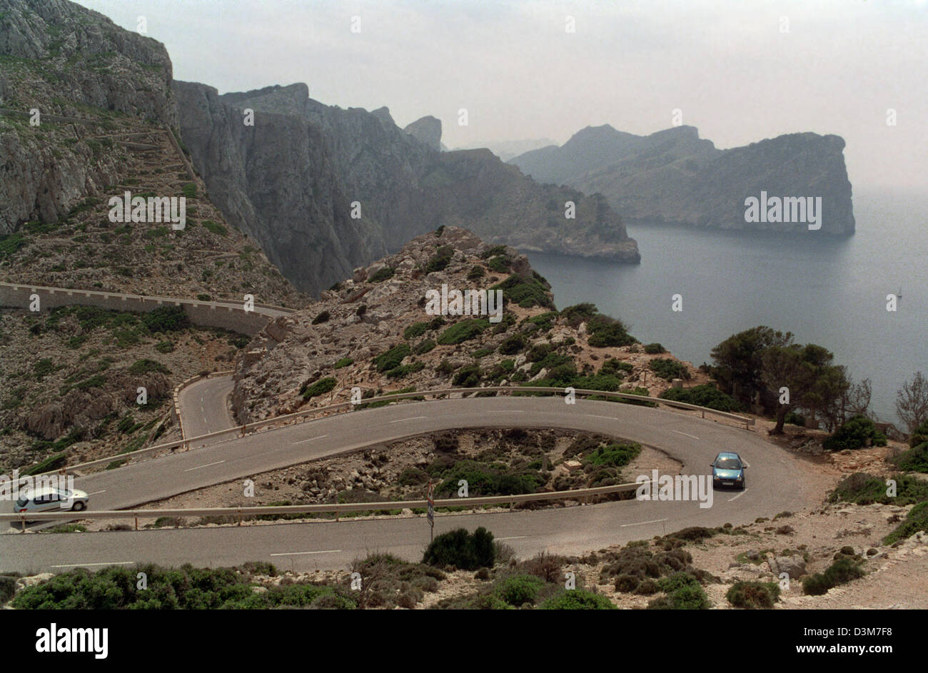(dpa file) - The picture shows route to Cap de Formentor, Spain, 29 ...