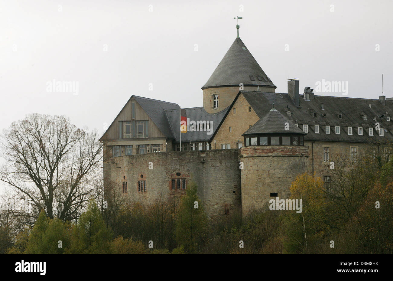 (dpa) - A view of mediaeval Castle Waldeck in Waldeck, Germany, 03 ...