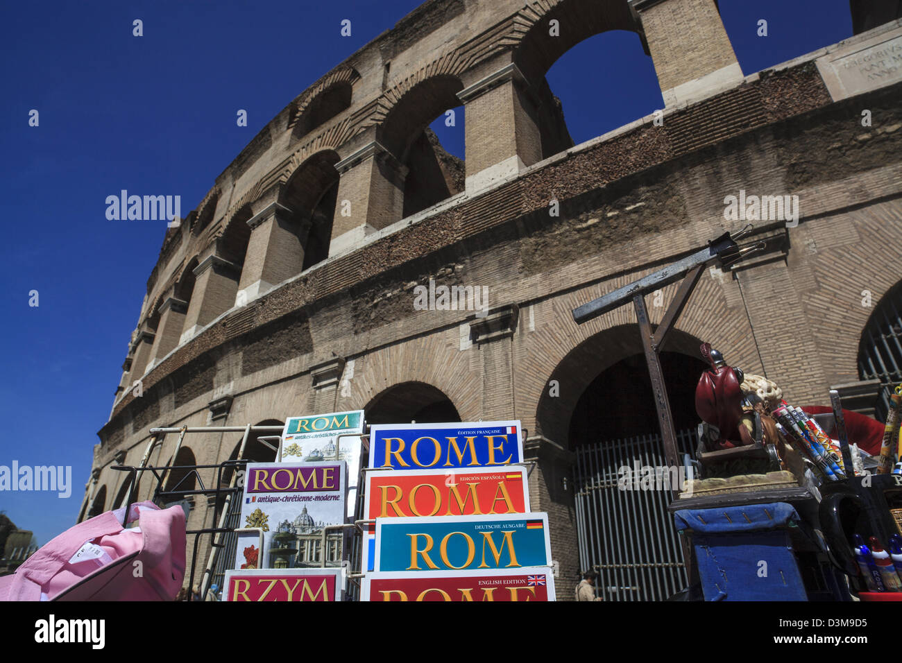 The world famous Colosseum amphitheatre also known as the Flavian ...