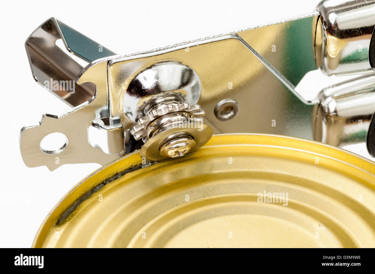 The can opener opens can Stock Photo - Alamy