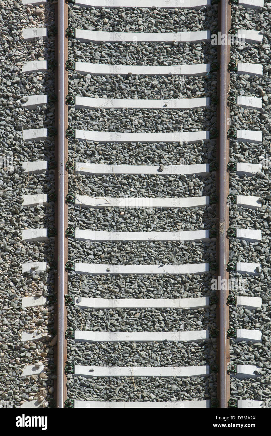 Continuous rail railway hi-res stock photography and images - Alamy