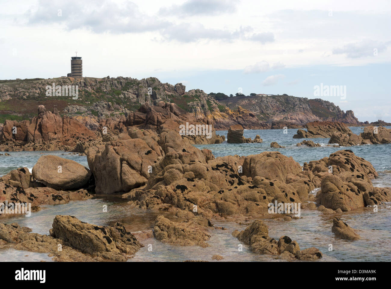 Coastguard Station at Corbiere Point built on top of World War 2 German ...