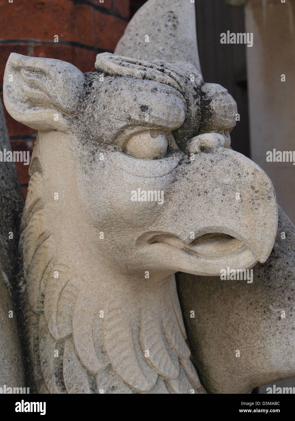 Closeup of stone gargoyle Stock Photo - Alamy