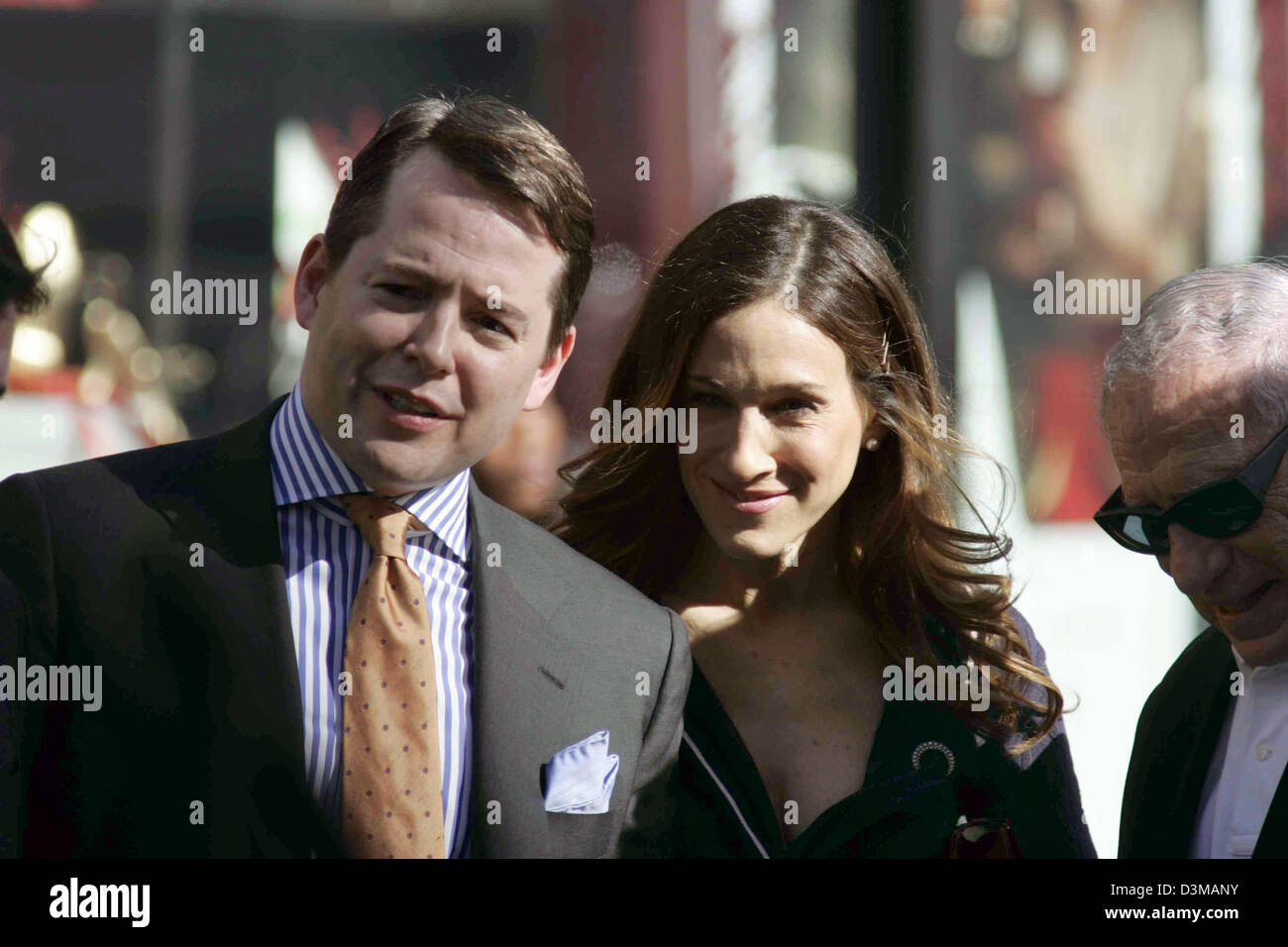 (dpa) - US actor Matthew Broderick and his wife, actress Sarah Jessica ...