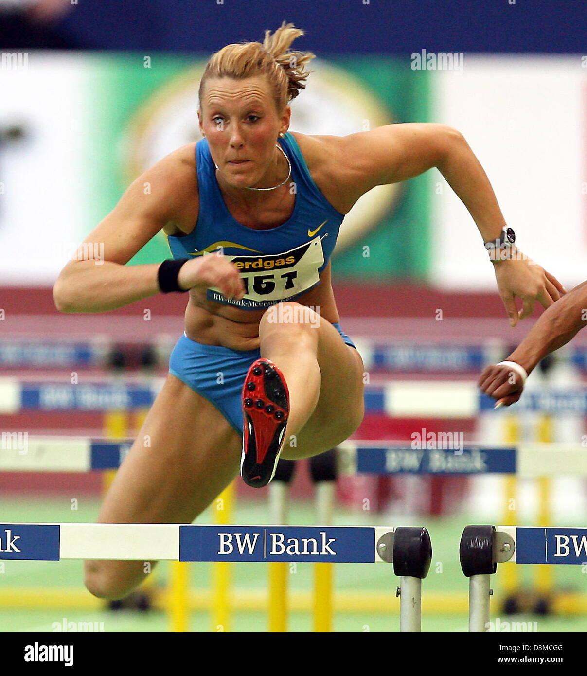German hurdle athlete Kirsten Bolm finishes third in 7.96s over 60m ...