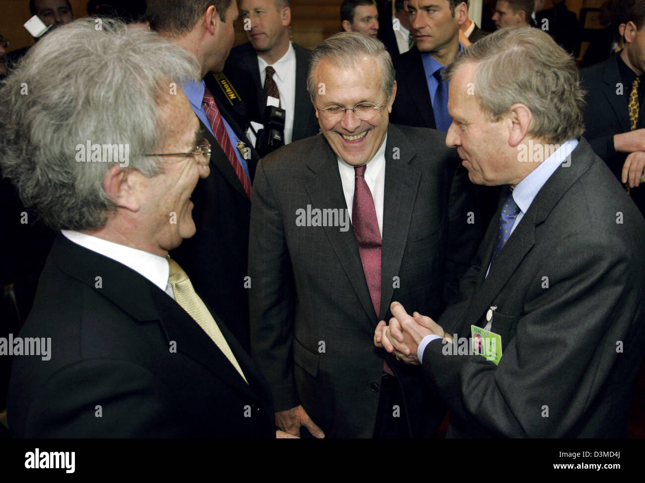 The handout shows Horst Teltschik, organiser of the 42nd Munich ...