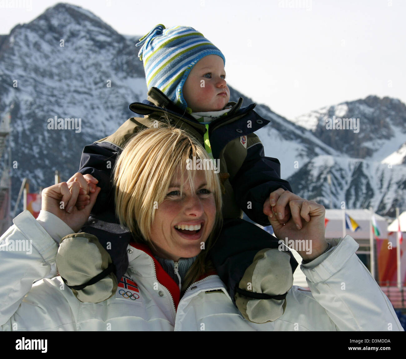 Norwegian biathlete and relay world champion Gunn Margit Andreassen ...