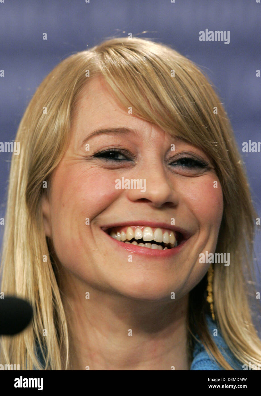 Danish actress Trine Dyrholm smiles during a photo call for her new ...