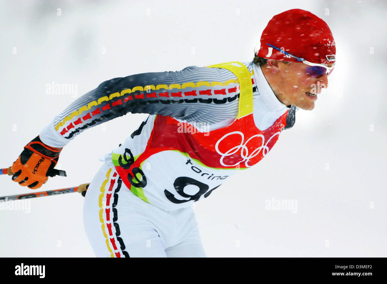 German cross-country skier Tobias Angerer pictured at the Men's 15 km ...