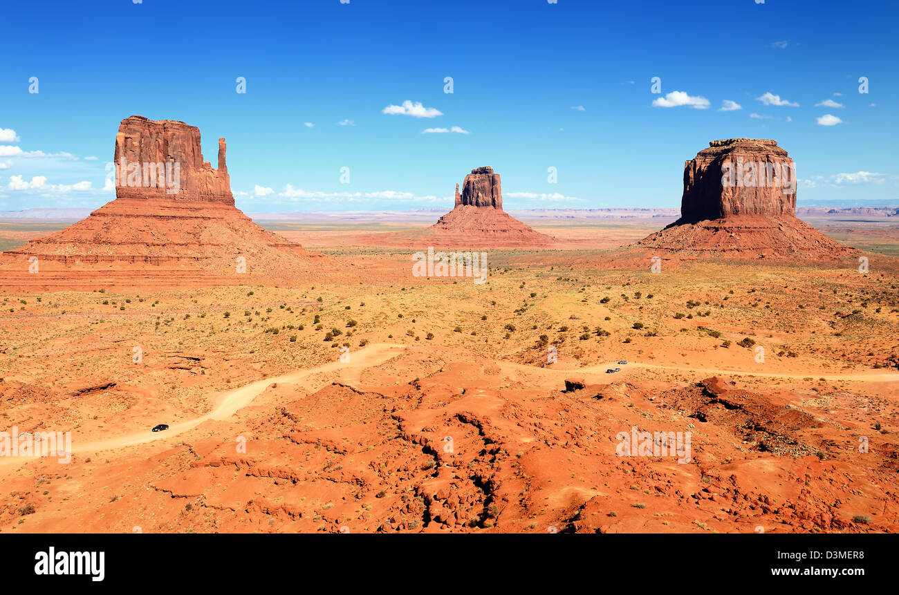 The unique landscape of Monument Valley, Utah, USA Stock Photo - Alamy