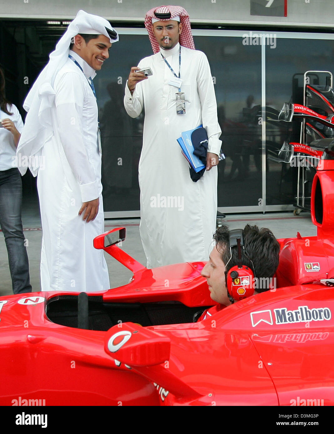 Ferrari mechanic at work hi-res stock photography and images - Alamy