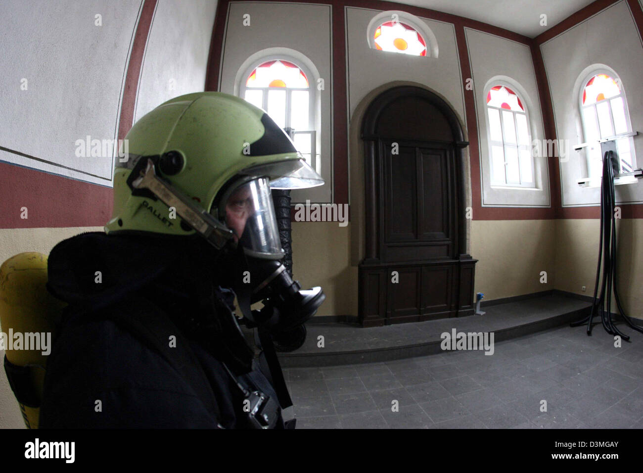 Arts culture entertainment ace acts of terror war male mask room ...