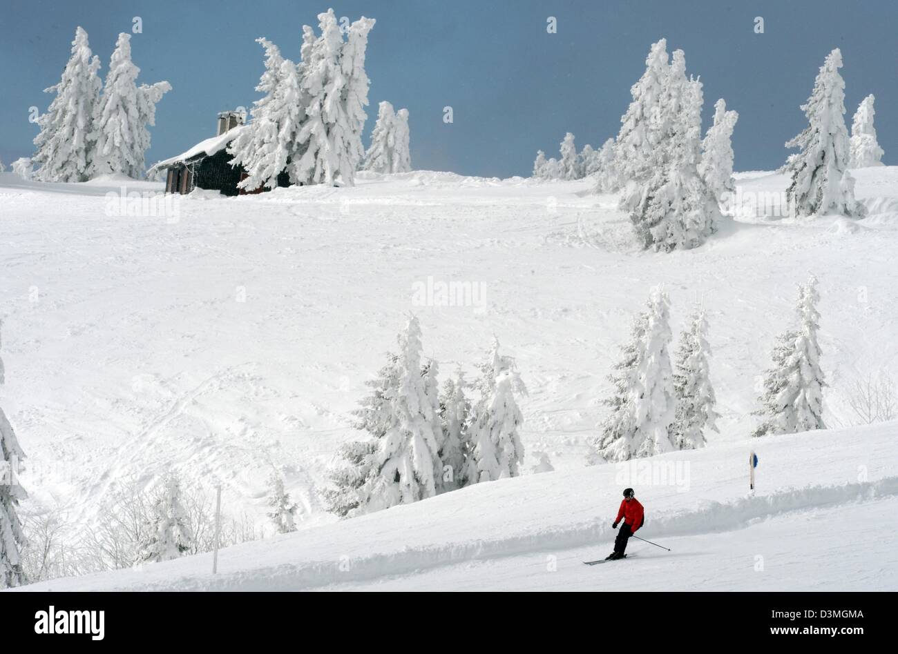 Feldberg mountain, Black Forest near Freiburg, Germany. 21st February ...