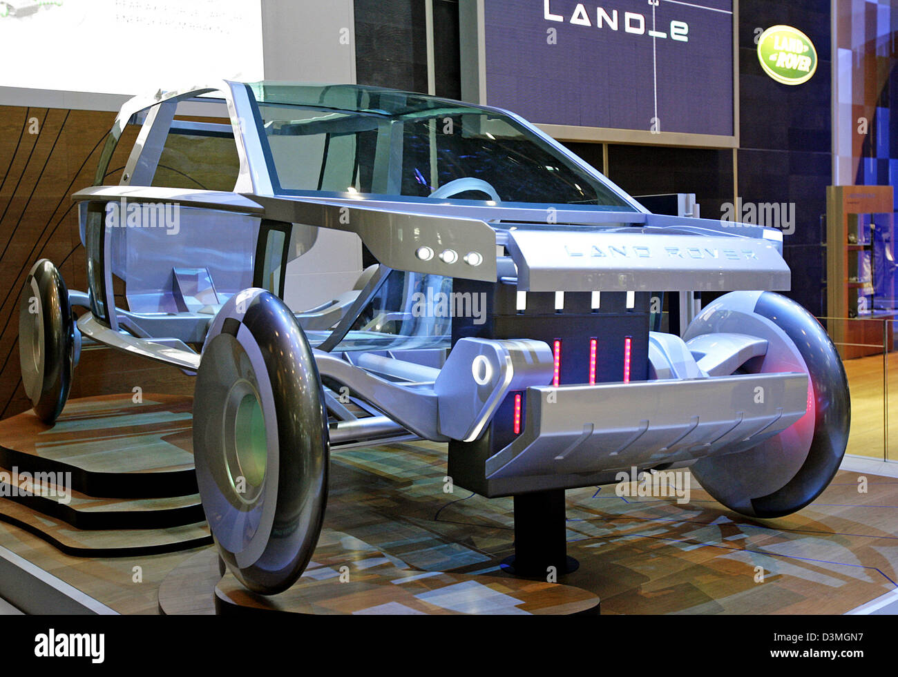 The Land Rover Concept Car 'Land' pictured at the 76th International ...