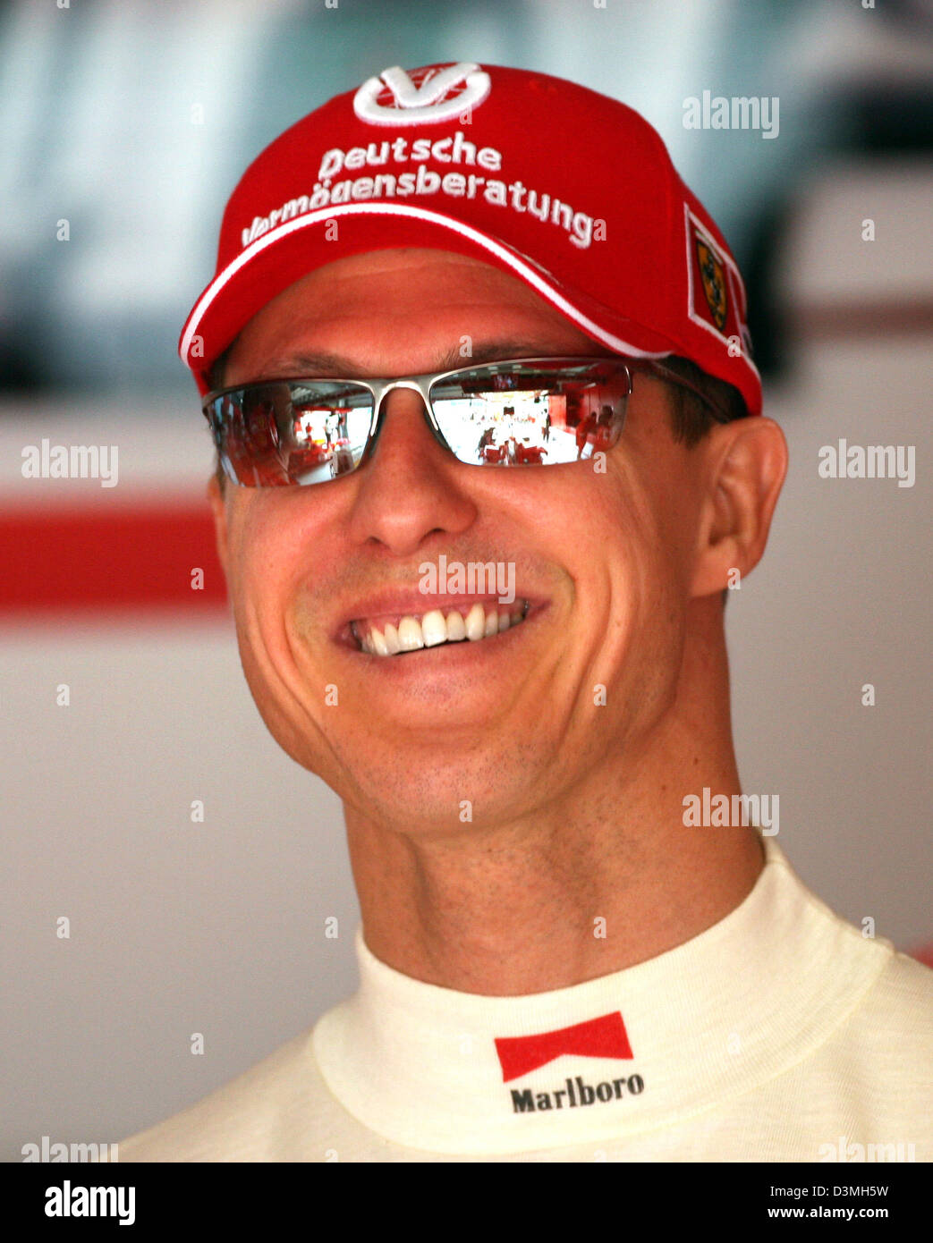 German Formula One driver Michael Schumacher of Ferrari F1 team smiles ...