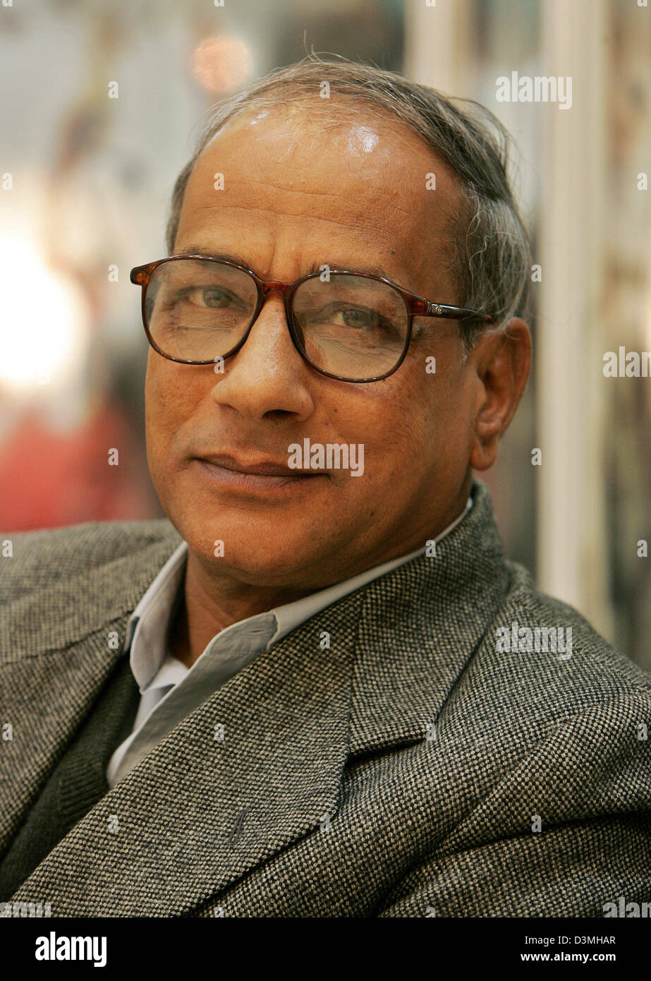 Hindu poet Manglesh Dabra is pictured at the Book Fair in Leipzig ...
