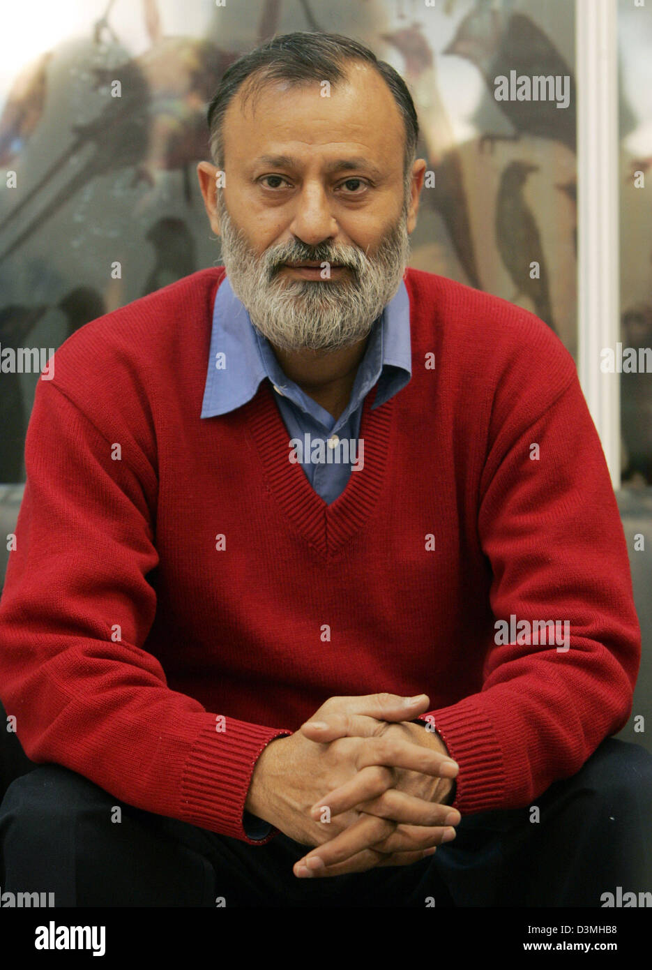 Indian author and film-maker Gauhar Raza is pictured at the Book Fair ...