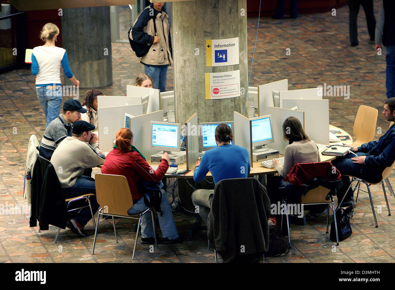 Education edu university studying student students germany hi-res stock ...