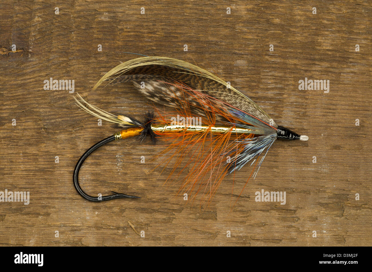 Classic Salmon Fly The Dunkeld Stock Photo - Alamy