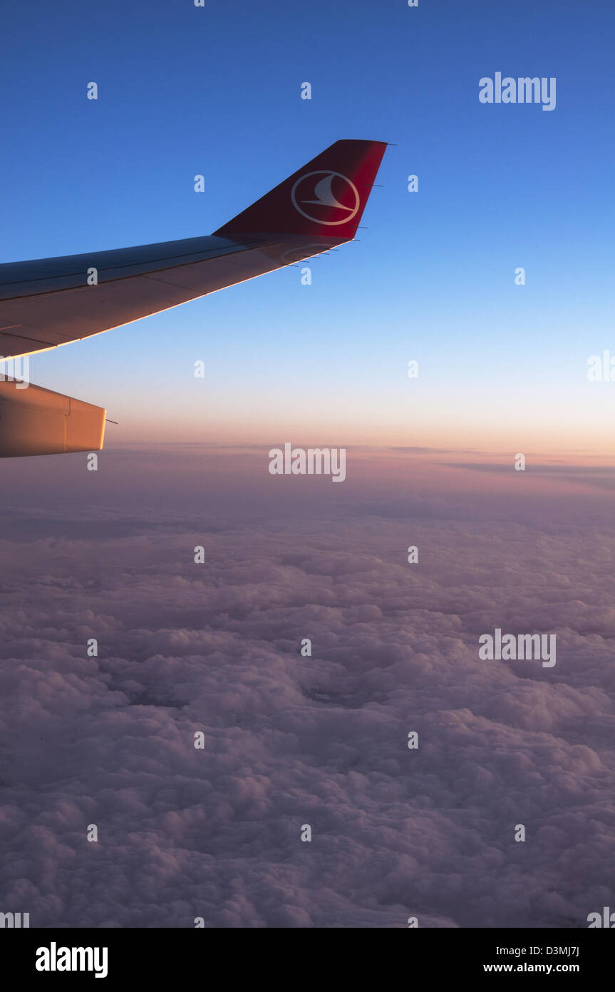 View from a plane window Stock Photo - Alamy