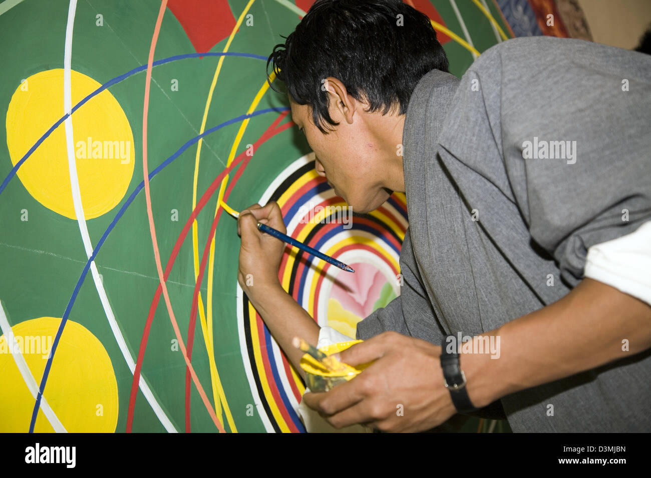 The National Institute For Zorig Chusum, Thimphu, Bhutan, Asia Stock ...