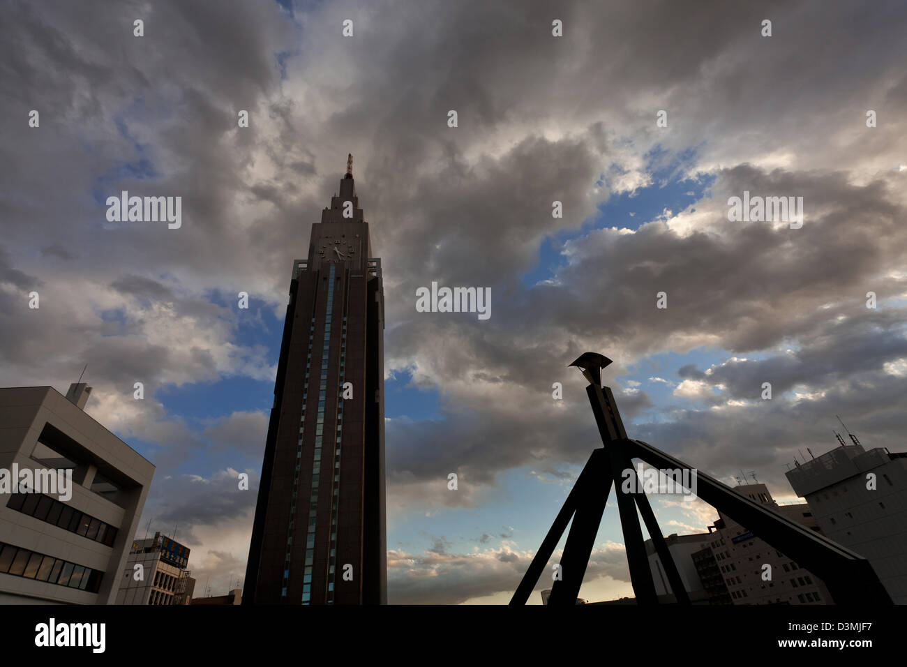 The Docomo Tower in Shinjuku, Tokyo, Japan Stock Photo - Alamy