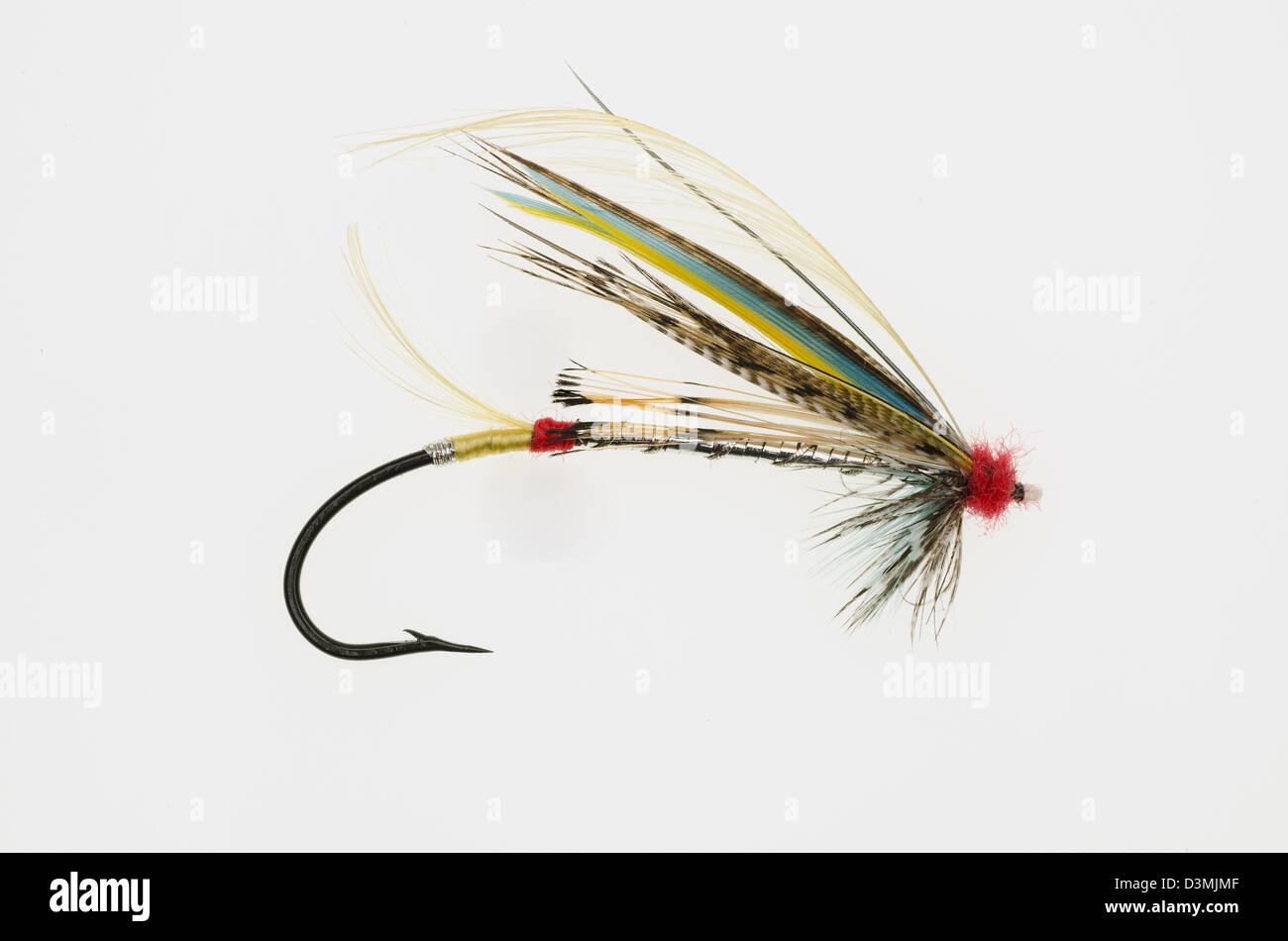 Classic Salmon Fly The Silver Doctor Stock Photo - Alamy