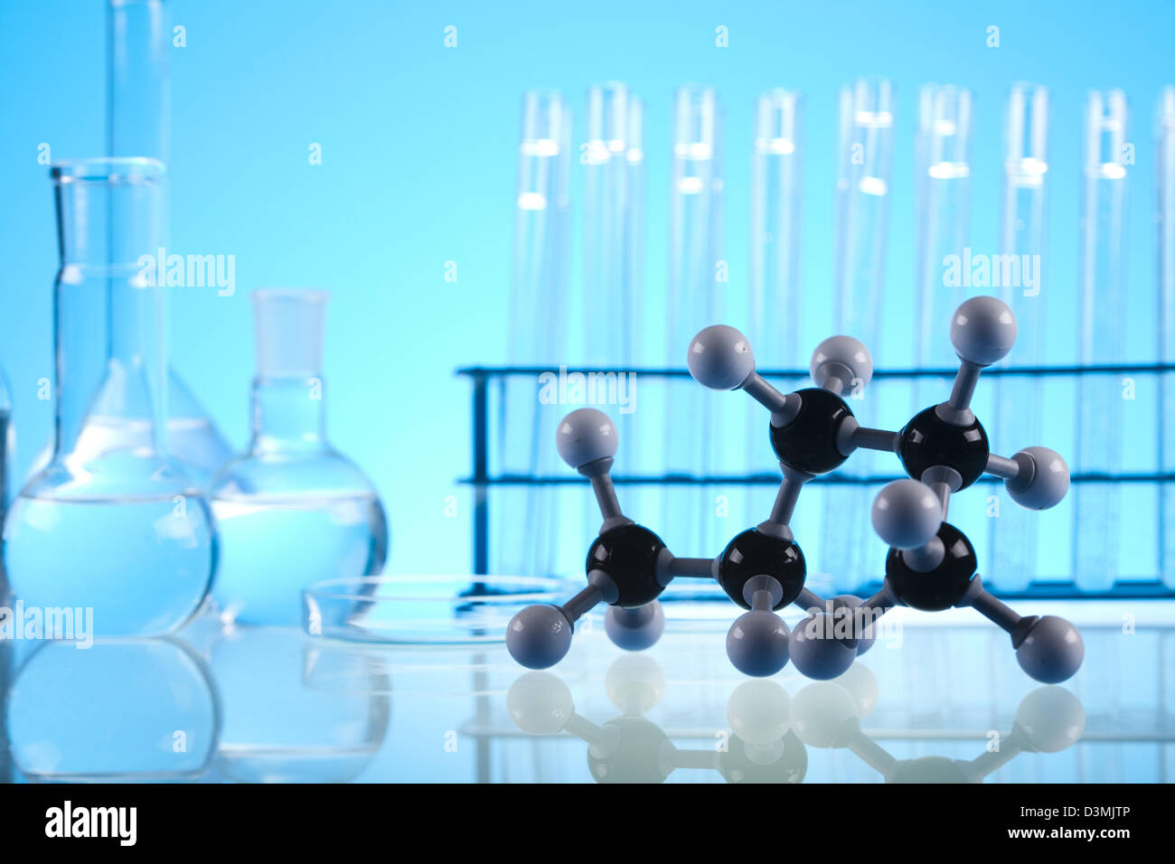 Biochemistry Laboratory and glass Stock Photo - Alamy