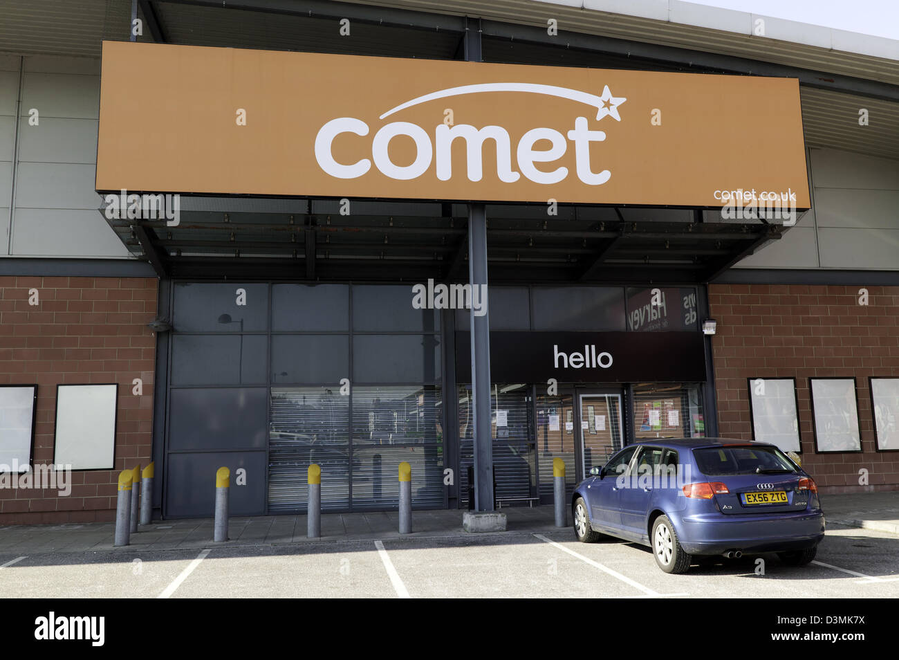 A closed branch of Comet Group Limited, an electrical retail chain ...